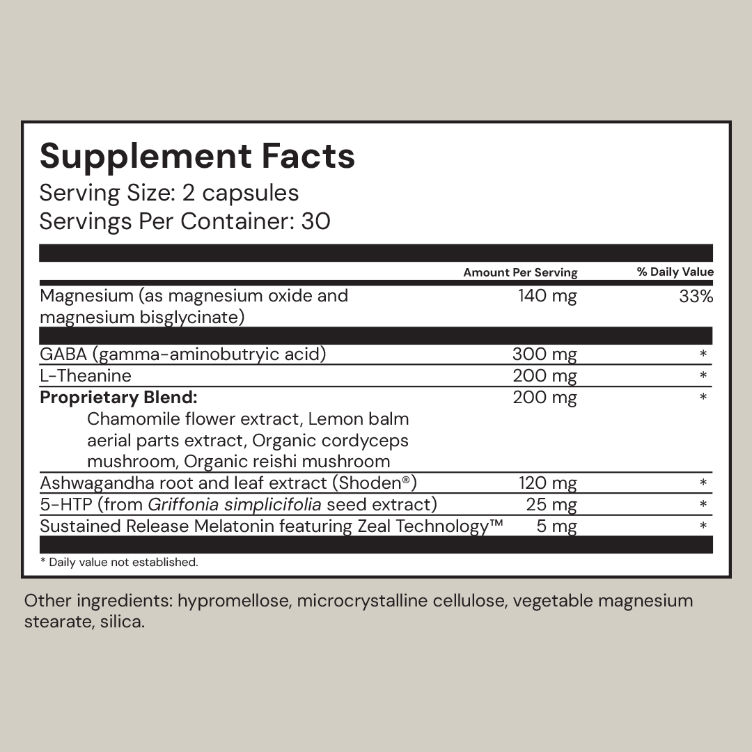 Slumber: Sleep Supplement with Magnesium & GABA | Hone